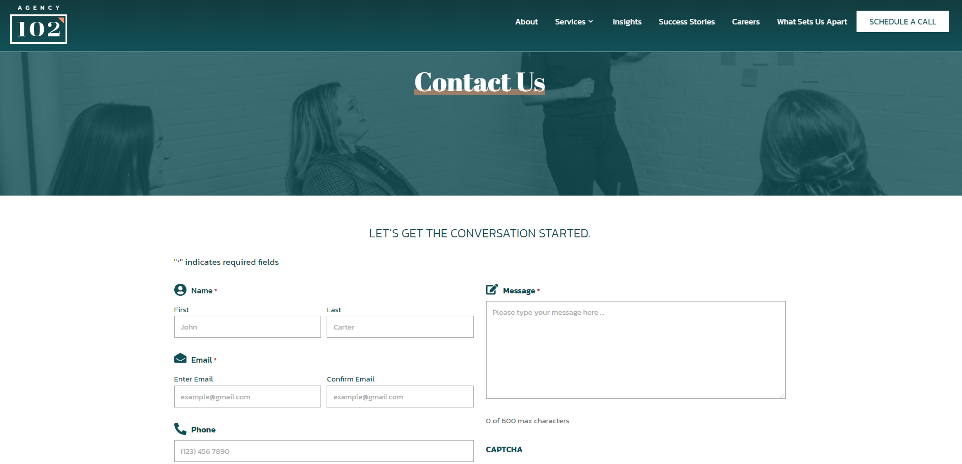 Contact Us - Agency 102 Contact Us - Agency 102